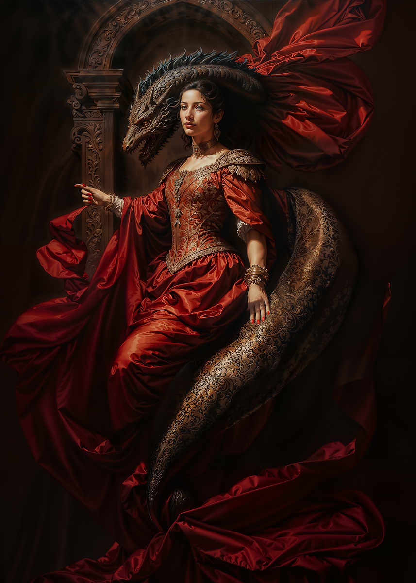 'Queen of the Midnight Goddess Lilith' Poster, picture, metal print ...