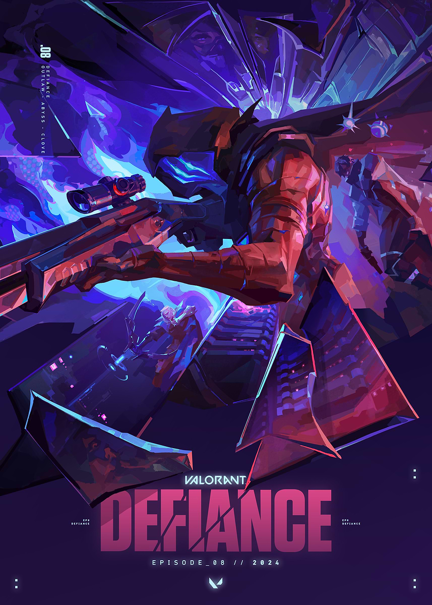 'VALORANT Episode 8: Defiance' Poster, picture, metal print, paint by VALORANT | Displate