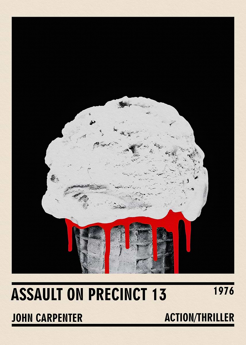 'Assault on Precinct 13 Ice Cream' Poster, picture, metal print, paint ...