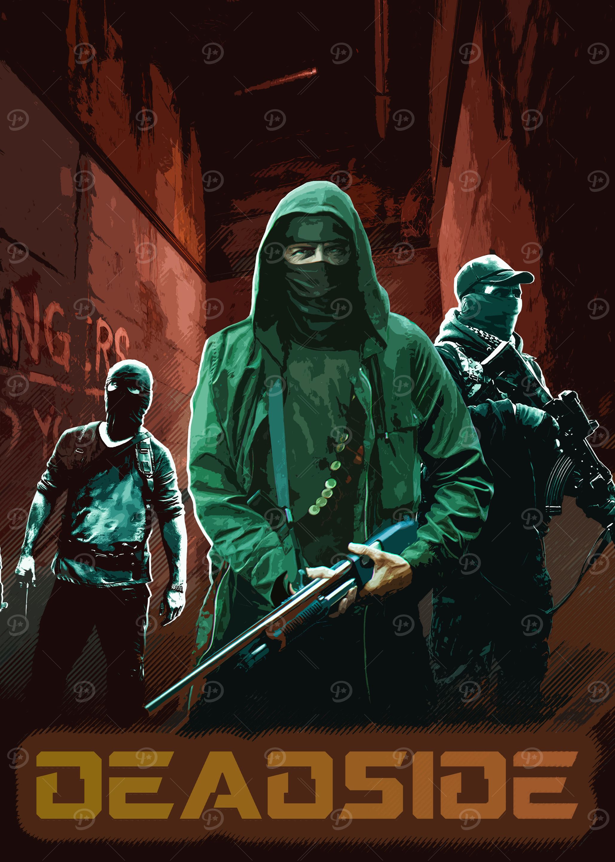 'Deadside Game Poster' Poster, picture, metal print, paint by Dark ...