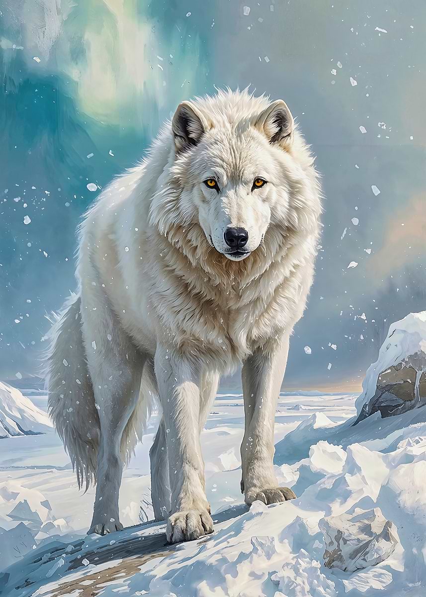 'Frostbound Sentinel' Poster, picture, metal print, paint by Lineer ...