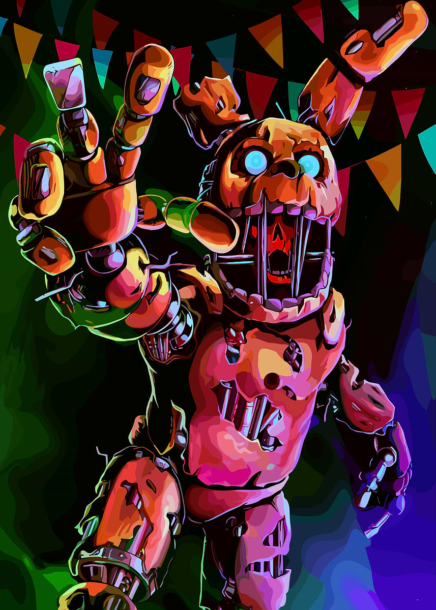 'Springtrap from Five Nights at Freddy's' Poster, picture, metal print ...