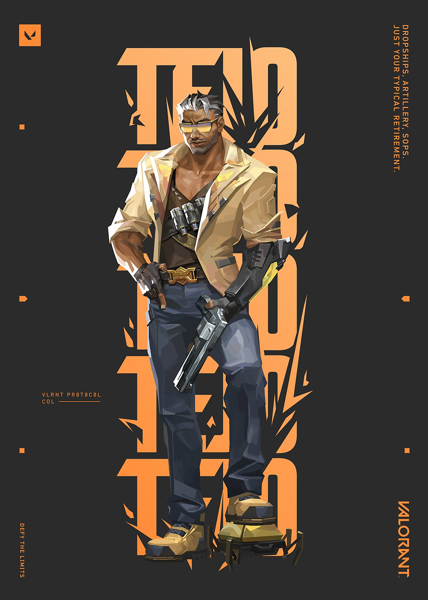 'VALORANT Agent Tejo' Poster, picture, metal print, paint by VALORANT ...