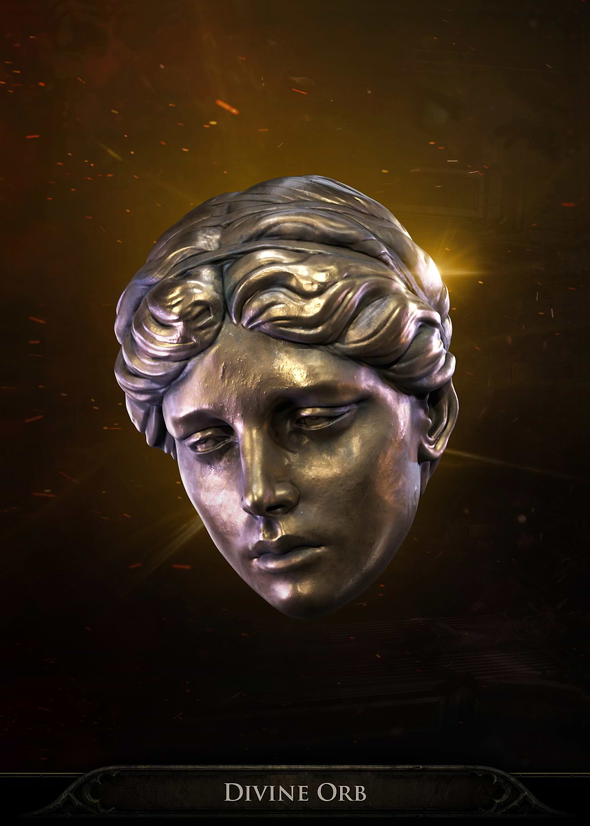 'Path of Exile 2 - Divine Orb' Poster, picture, metal print, paint by ...