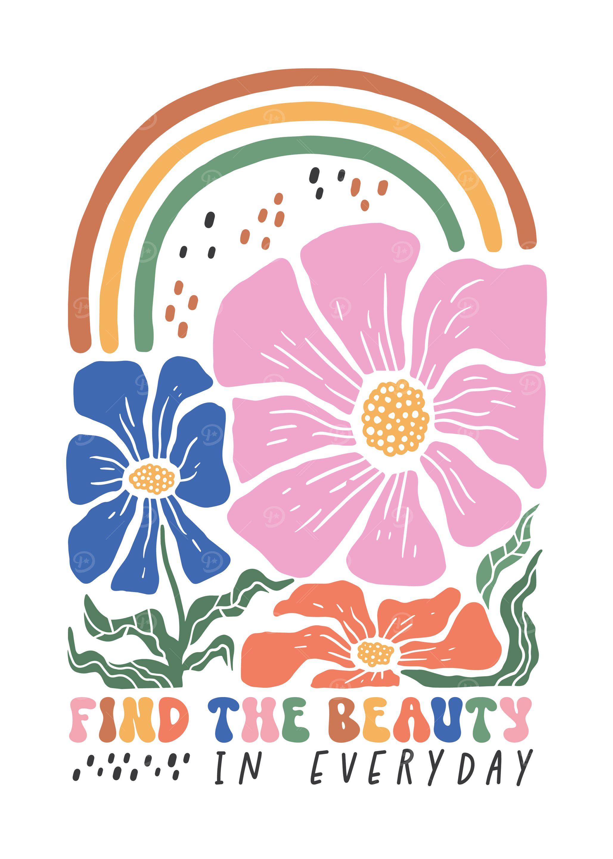 'Find the Beauty in Everyday Flowers' Poster, picture, metal print ...