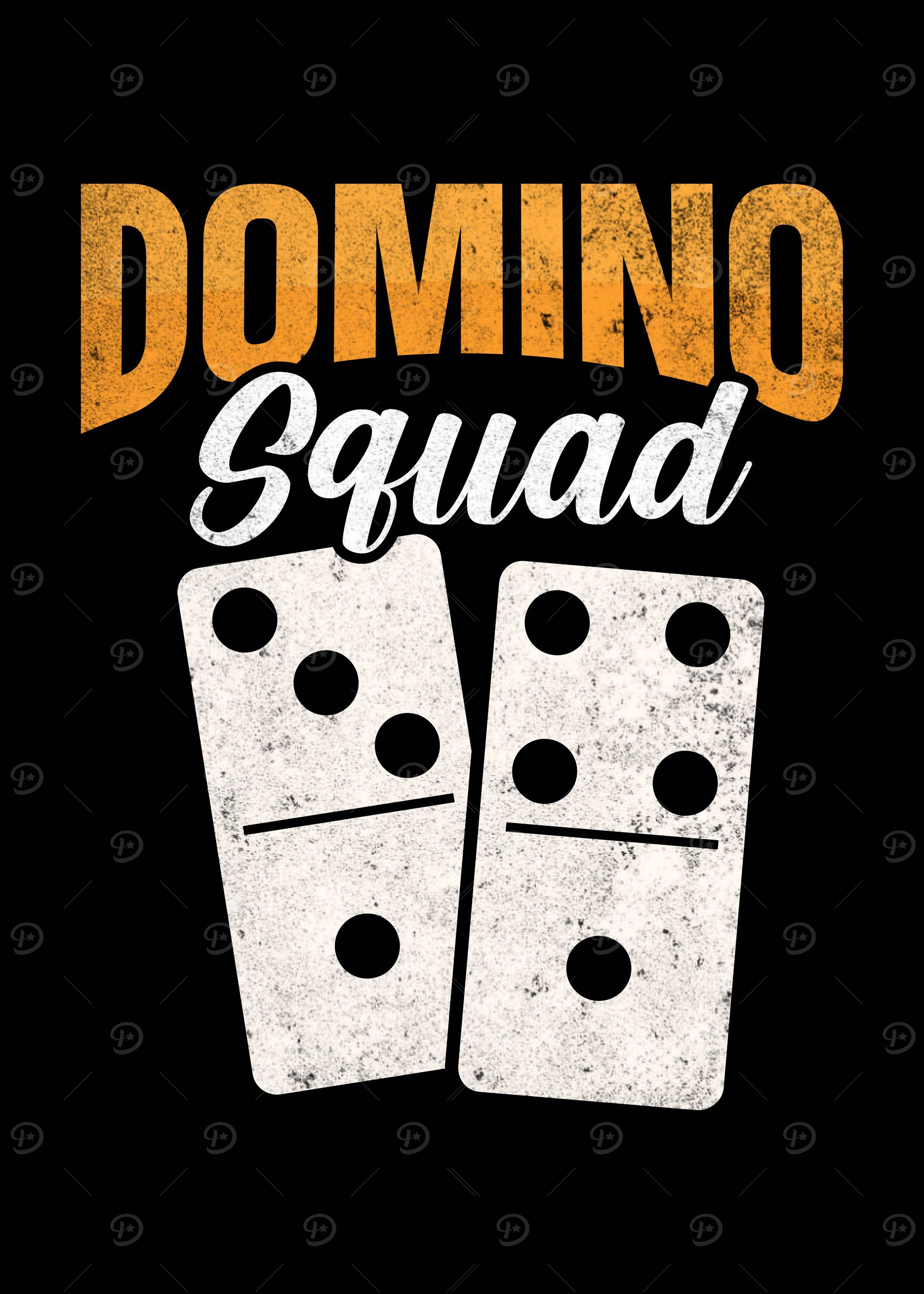 'Domino Squad' Poster, picture, metal print, paint by motiv8 | Displate