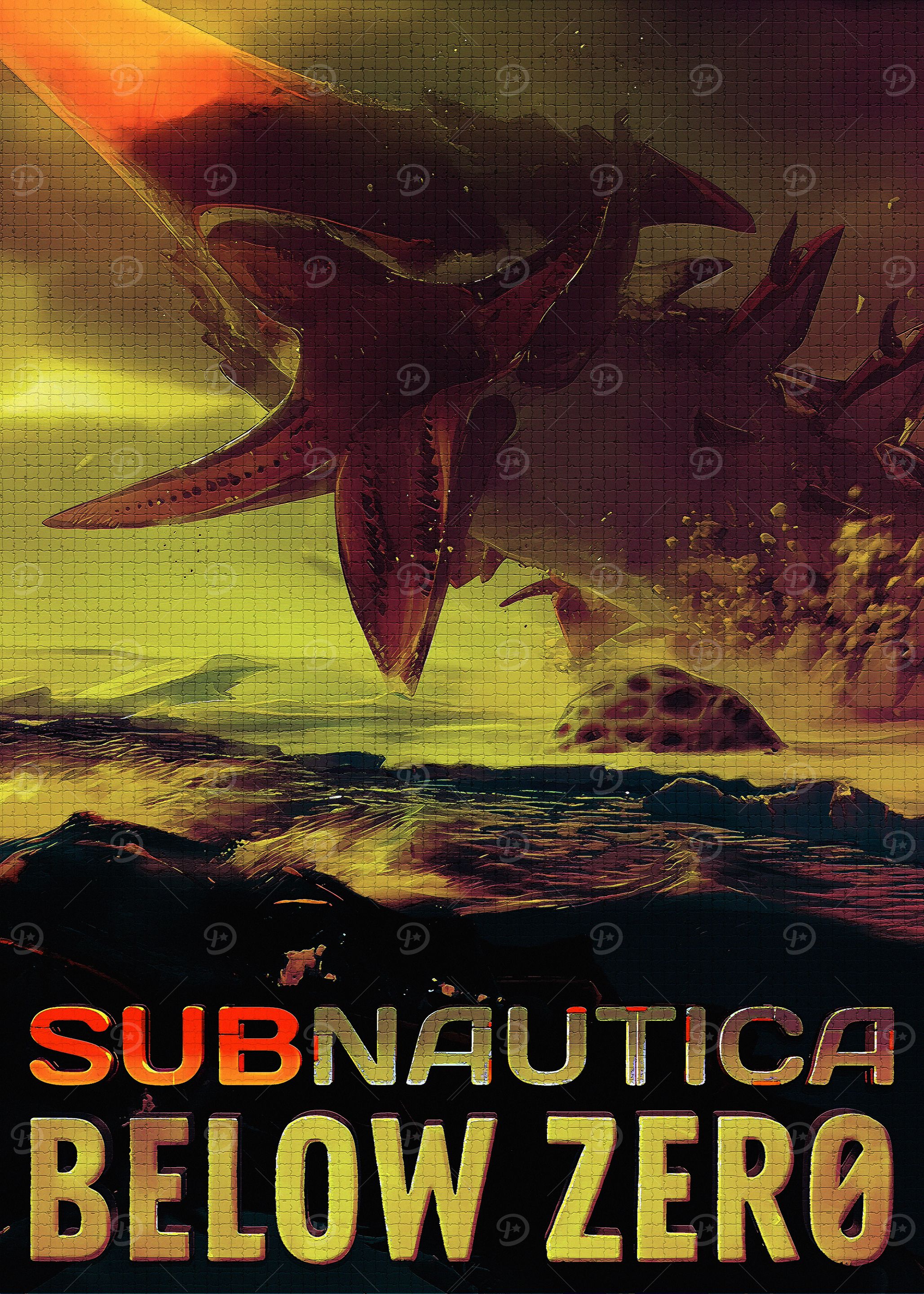'Subnautica Below Zero Game Poster' Poster, picture, metal print, paint ...
