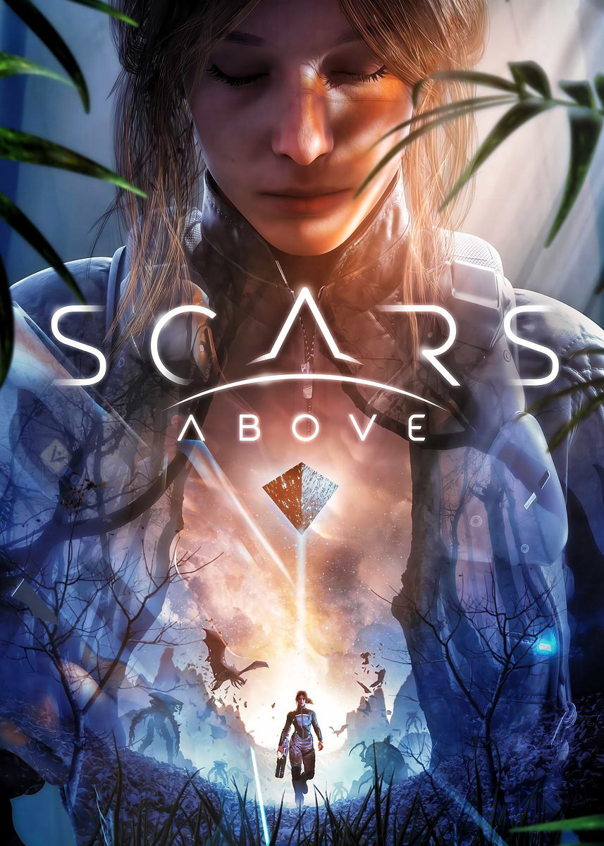 'Scars Above Game Cover Art' Poster, picture, metal print, paint by de ...