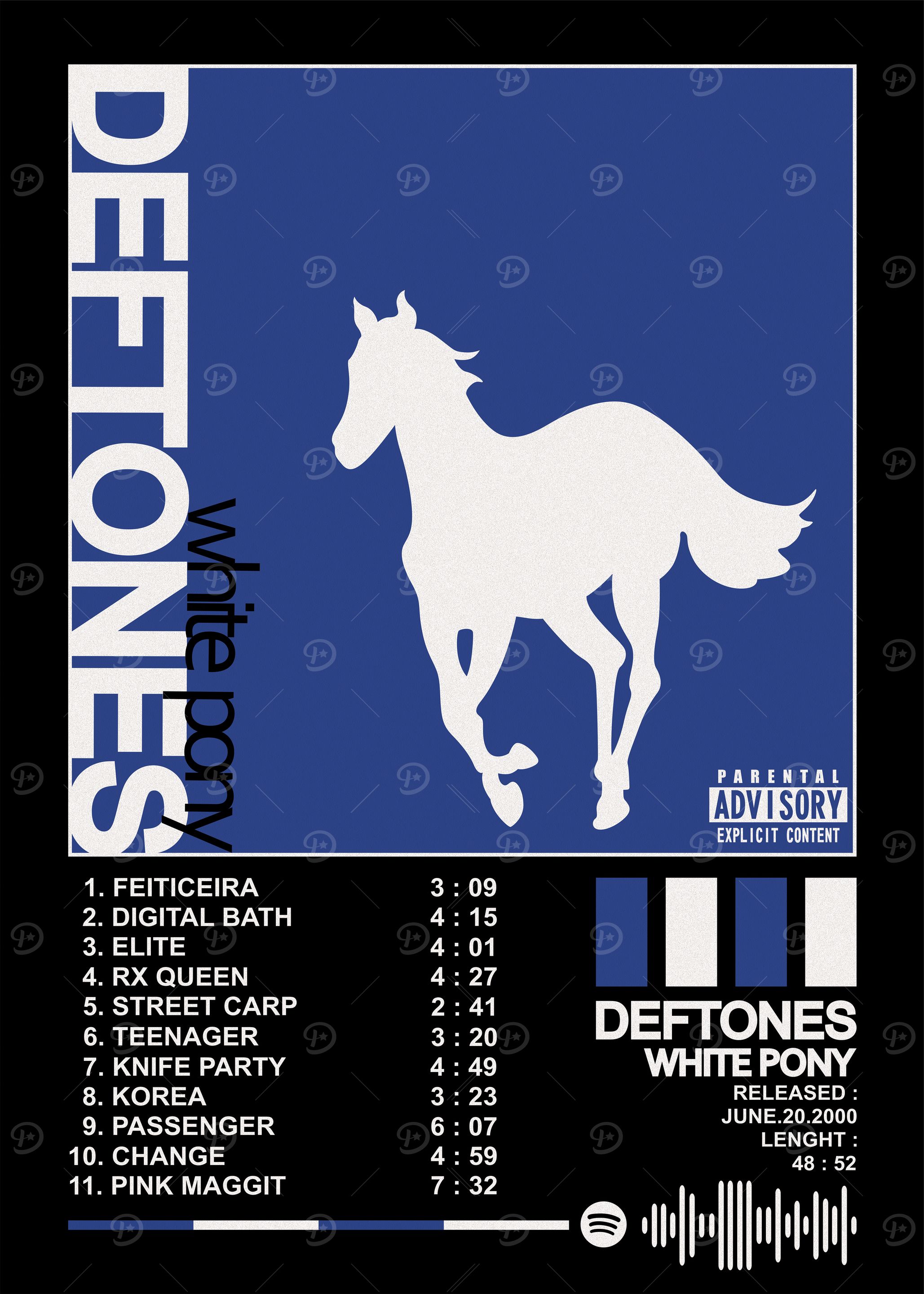 'Deftones White Pony Album Cover Art' Poster, picture, metal print ...