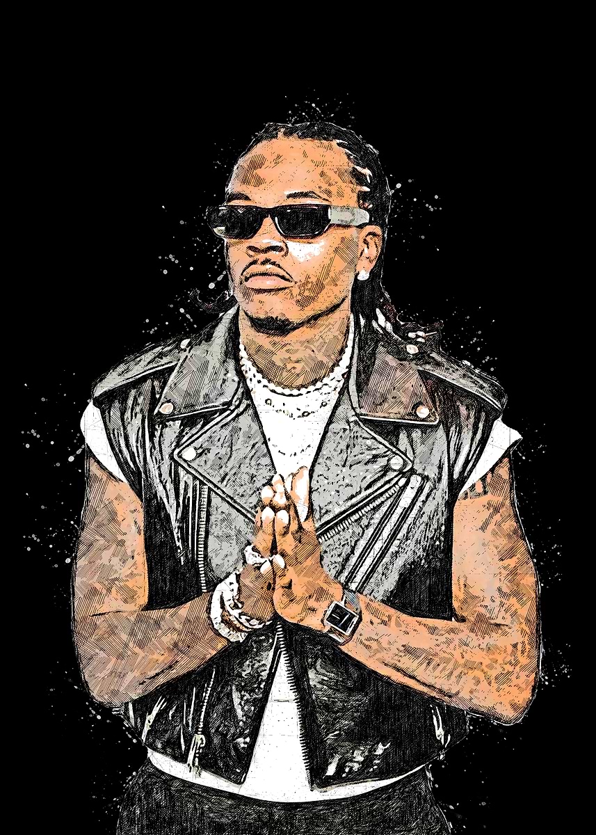 'Gunna Rapper' Poster, picture, metal print, paint by Balsem | Displate