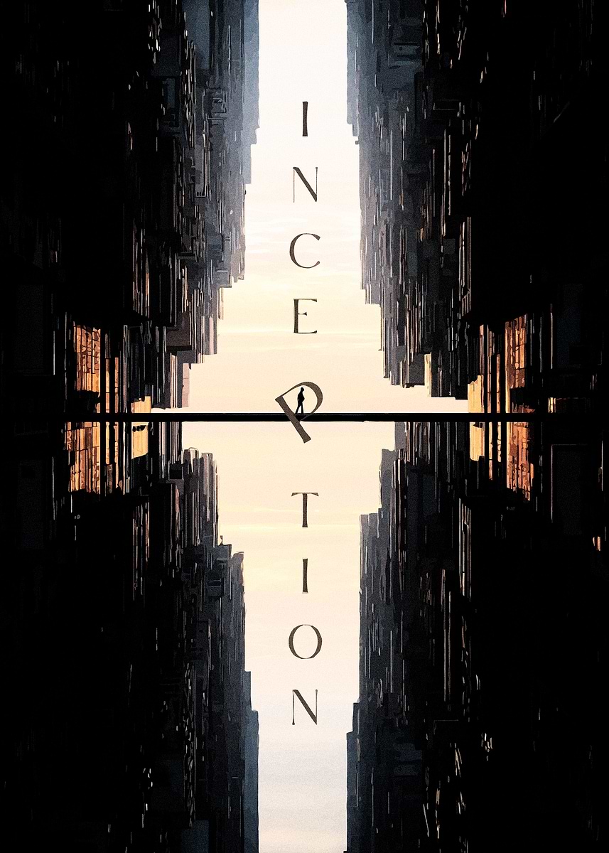 'Inception Movie Poster' Poster, picture, metal print, paint by fireon ...