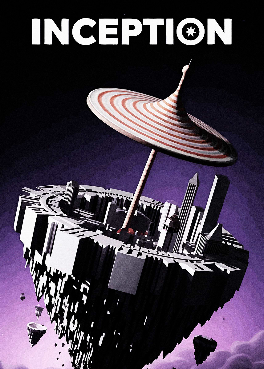 'Inception Movie Poster Art' Poster, picture, metal print, paint by ...