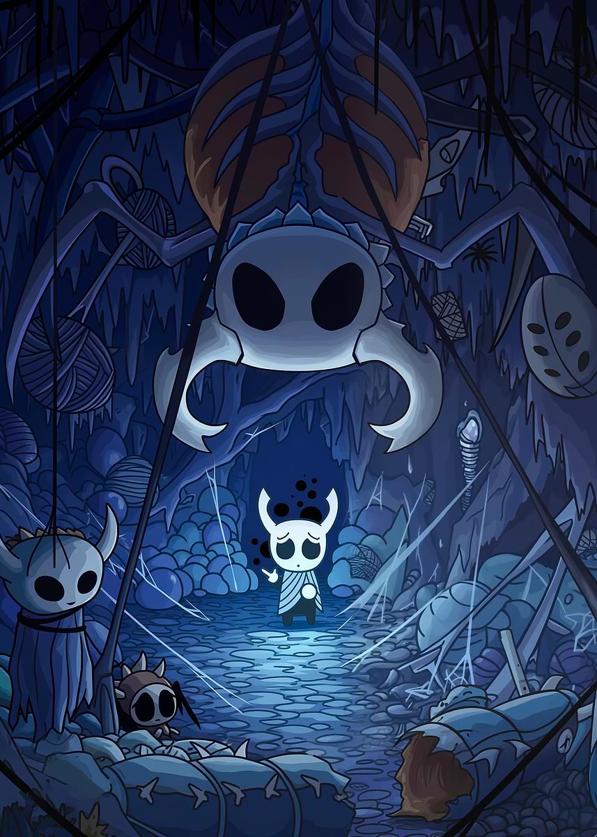 'Hollow Knight: Deepnest Encounter' Poster, picture, metal print, paint ...