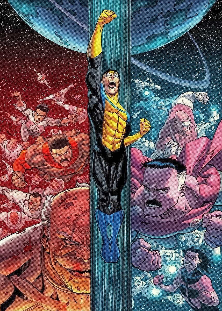 'Invincible Comic Book Cover Art' Poster, picture, metal print, paint ...