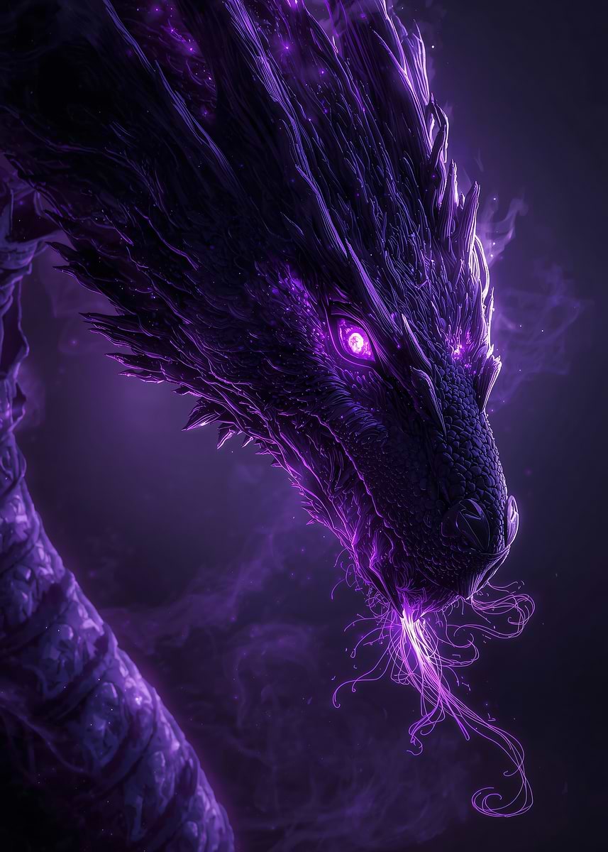'Eclipse Serpent' Poster, picture, metal print, paint by VoidVisions ...