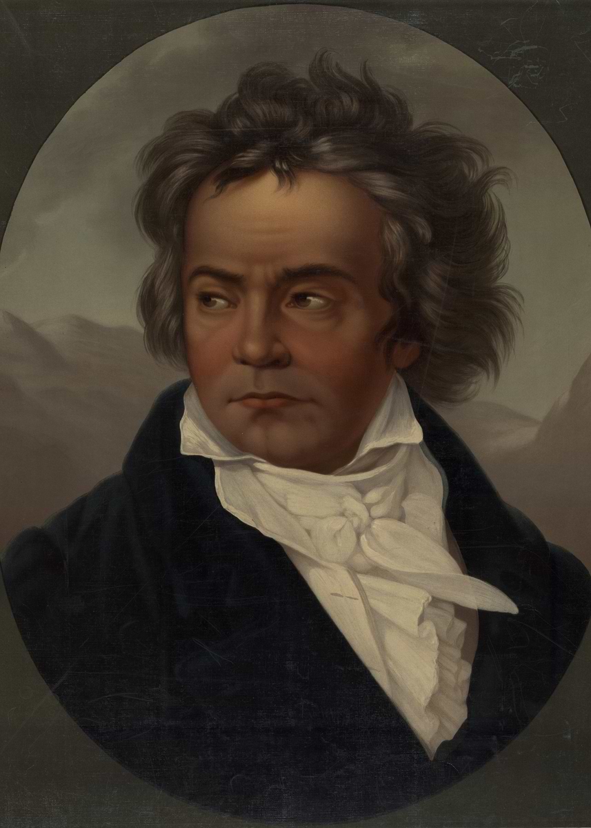 'Ludwig van Beethoven Portrait Painting' Poster, picture, metal print ...