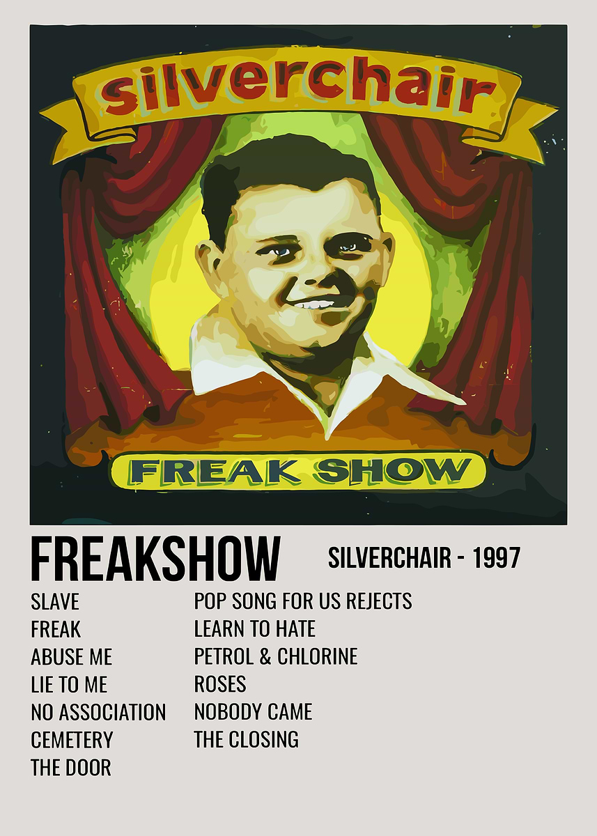 'Silverchair Freak Show Album ' Poster, picture, metal print, paint by ...
