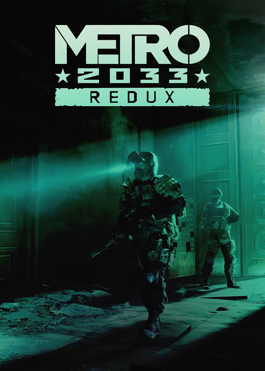 'Metro 2033 Redux Game Cover Art' Poster, picture, metal print, paint ...