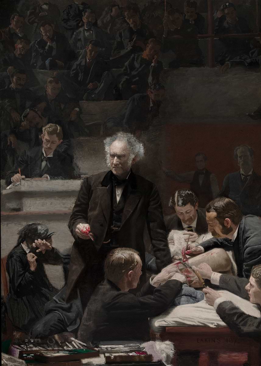 'The Agnew Clinic Painting by Eakins' Poster, picture, metal print ...