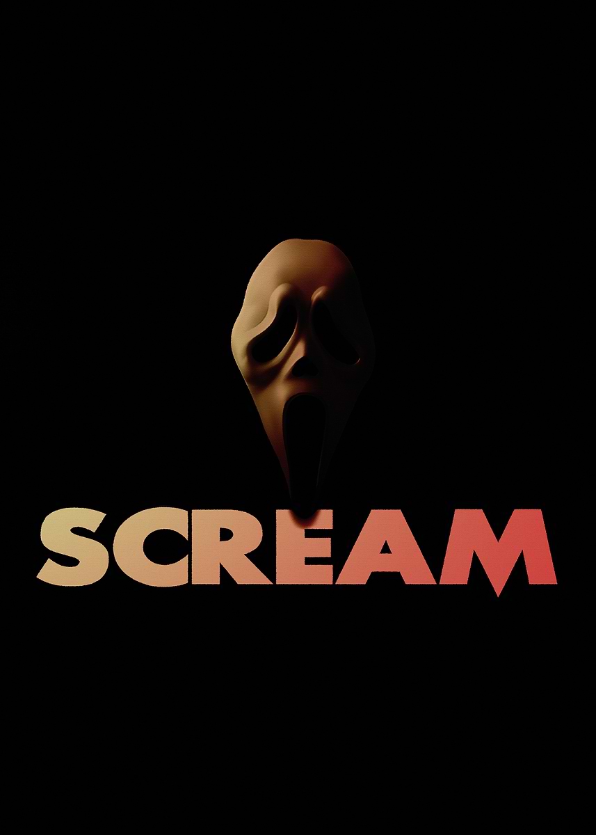 'Scream Movie Poster' Poster, picture, metal print, paint by Jonah ...