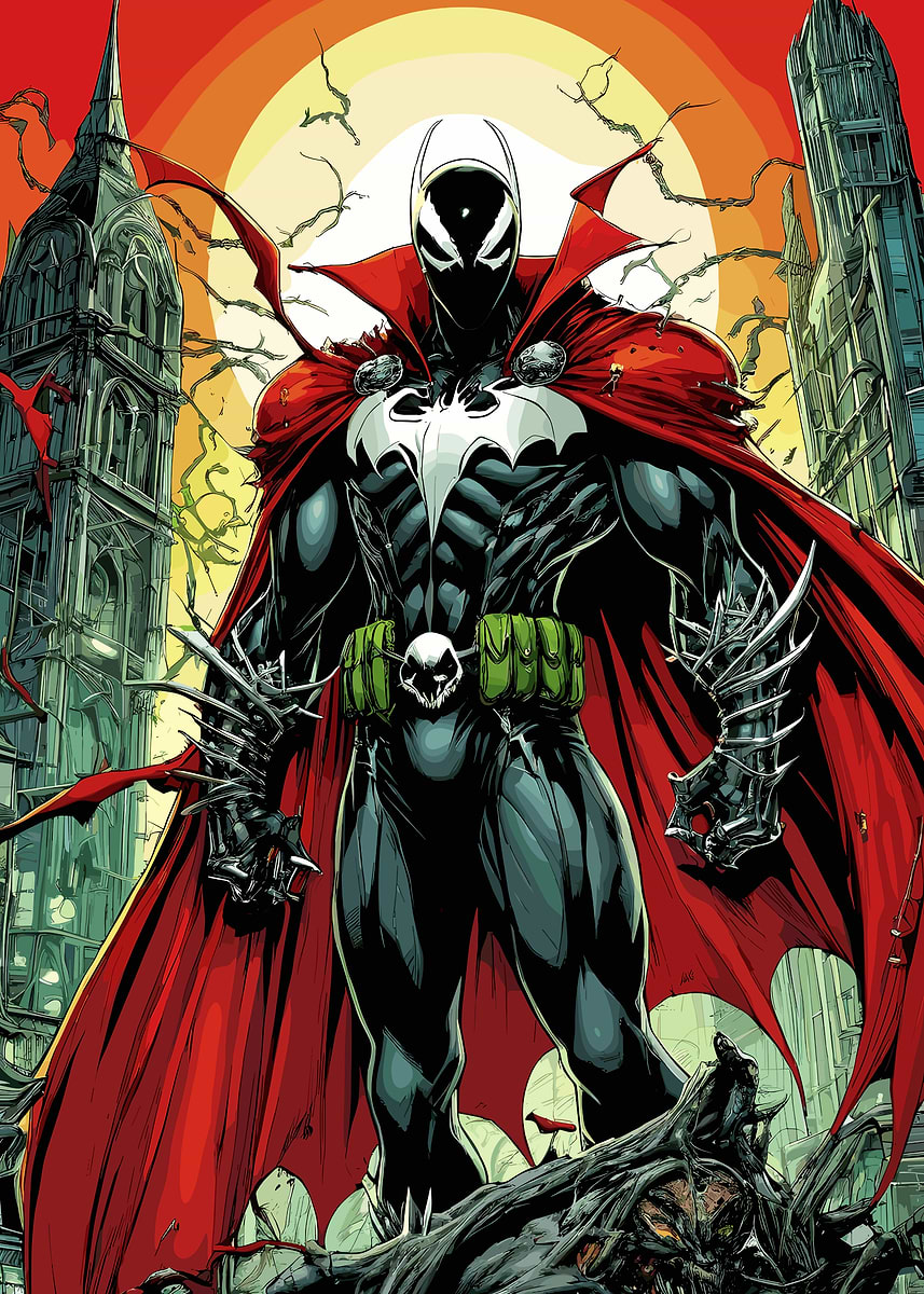 'Spawn' Poster, picture, metal print, paint by the jack | Displate