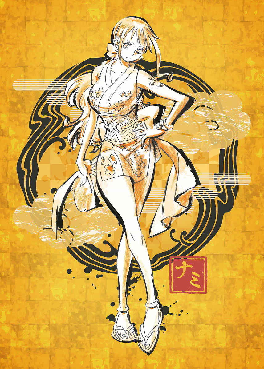 'Nami Japanese Keikaku' Poster, picture, metal print, paint by One ...