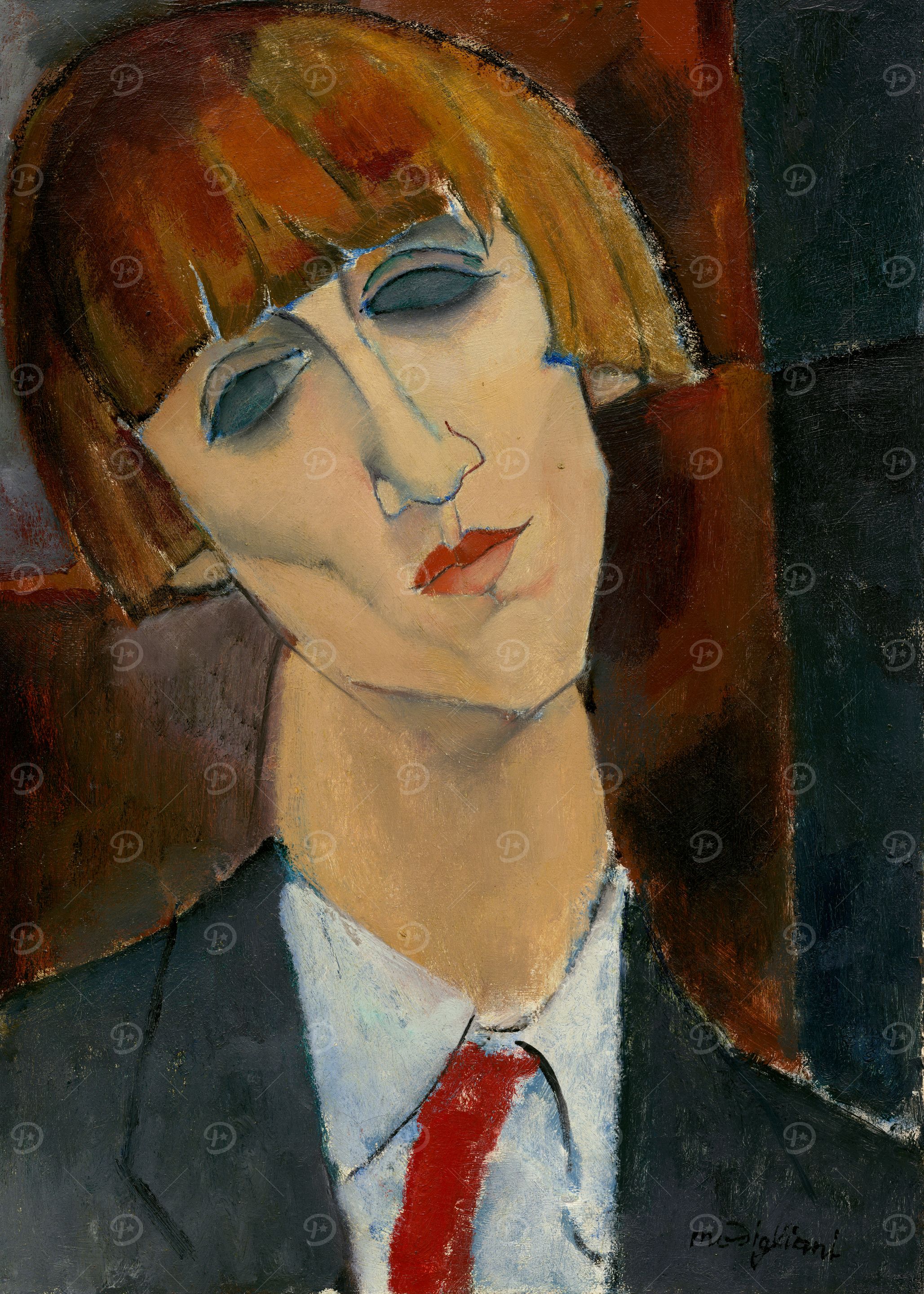 'Modigliani Portrait of a Young Man' Poster, picture, metal print ...