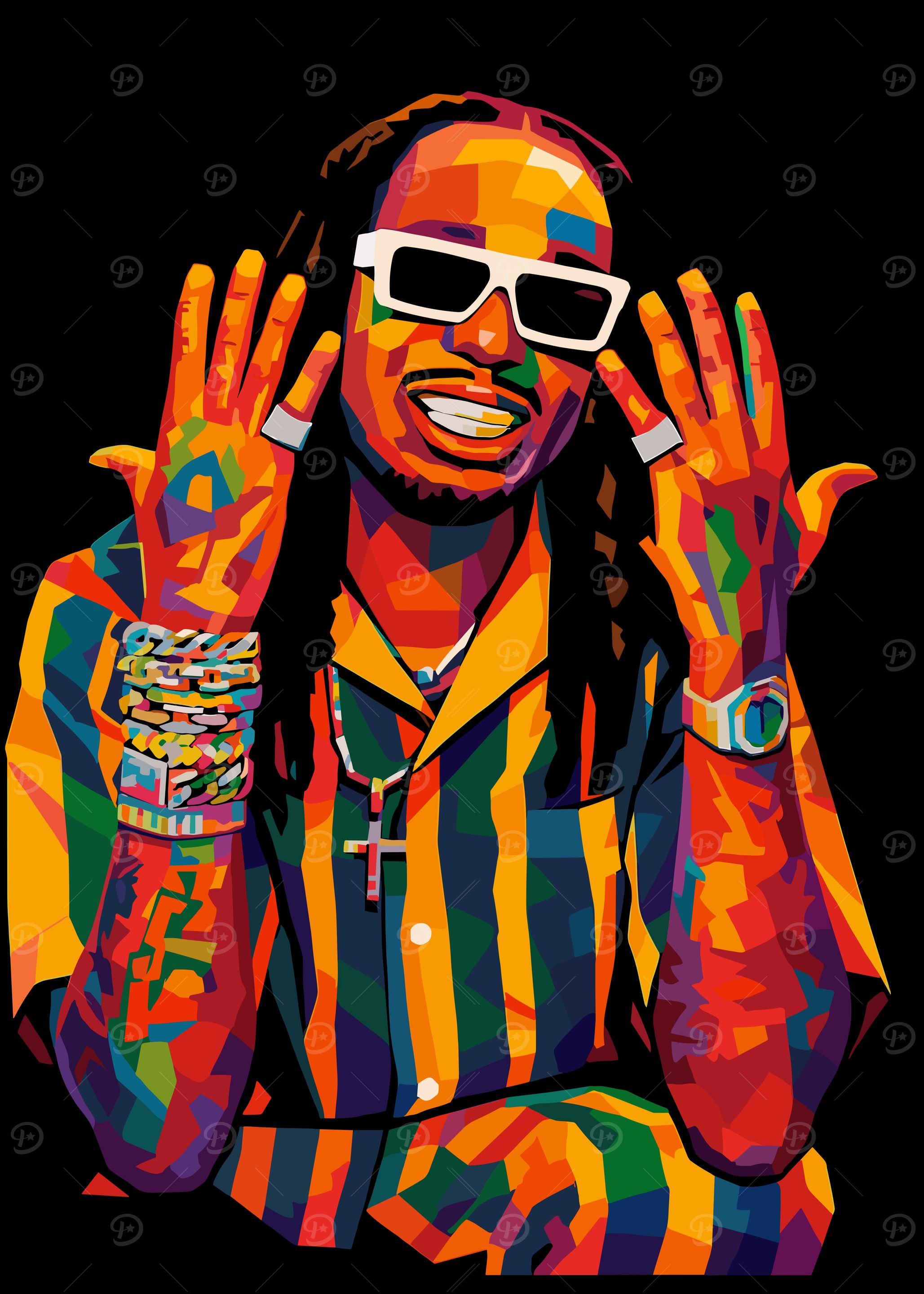 'Quavo Rapper' Poster, picture, metal print, paint by Flayy Kay | Displate