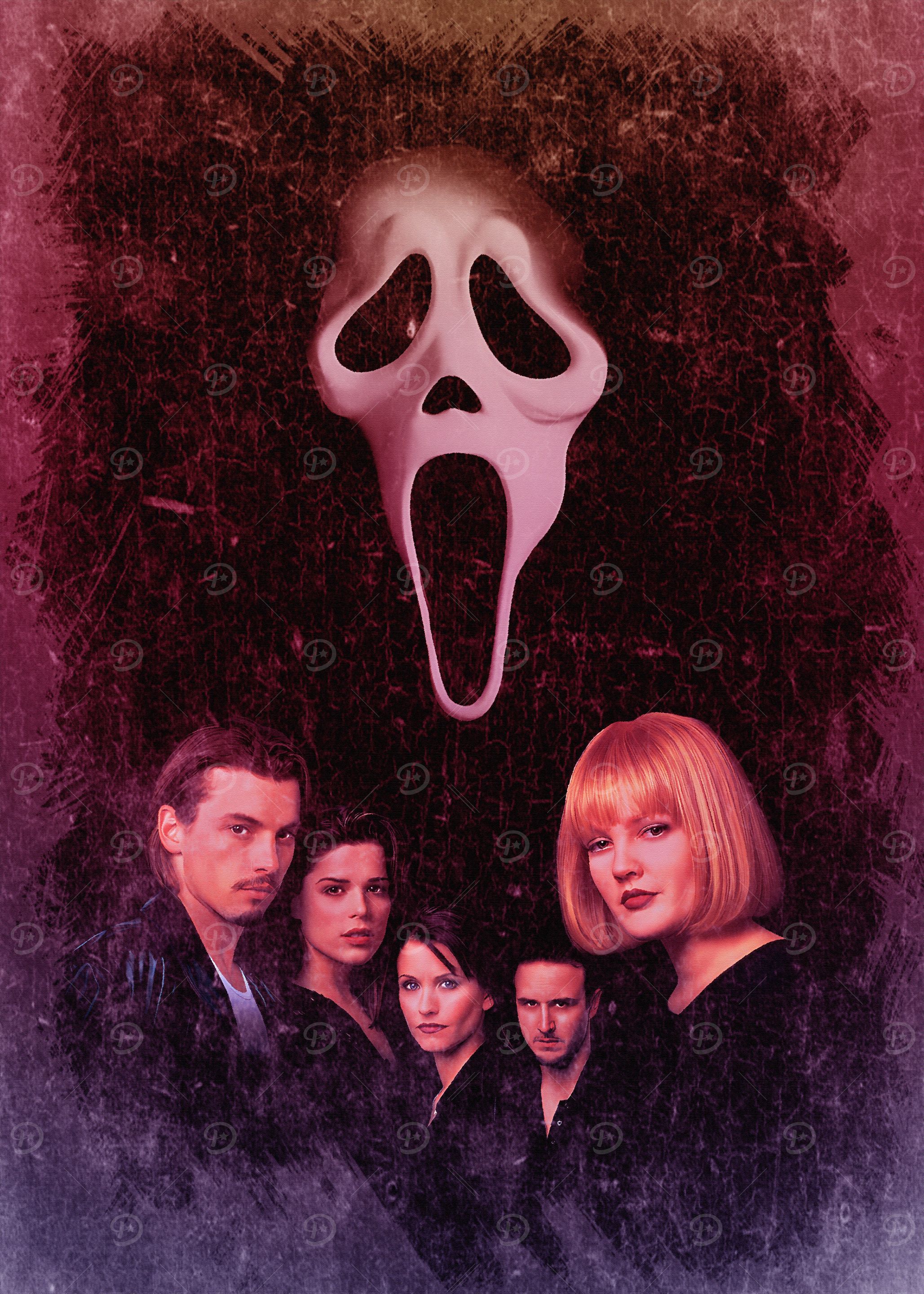 'Scream Movie Poster' Poster, picture, metal print, paint by Dark Sovls ...