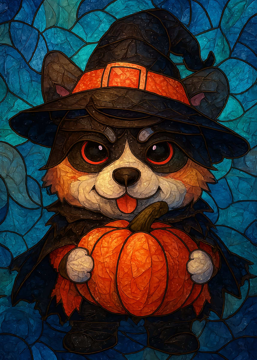 'Spooky Cute Corgi Halloween' Poster, picture, metal print, paint by ...