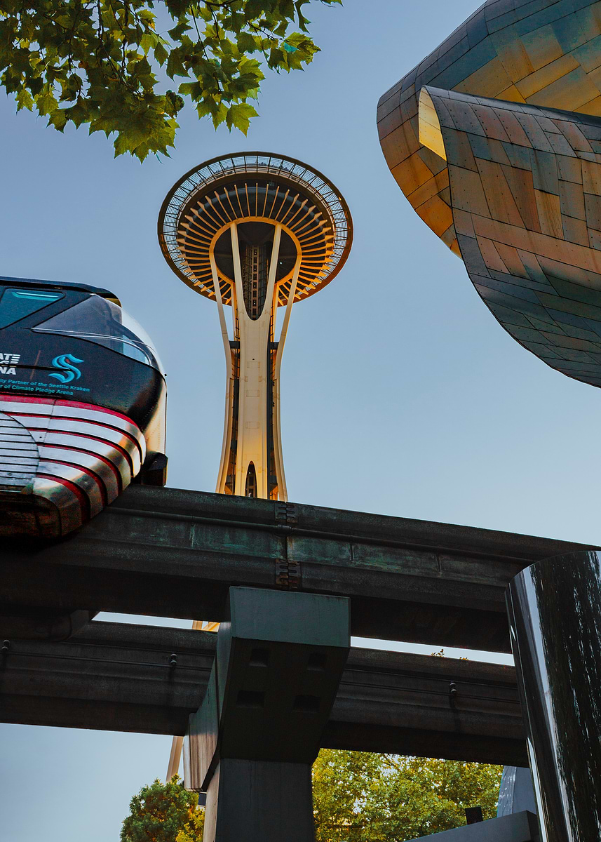 'Seattle Space Needle ' Poster, picture, metal print, paint by Prasad ...