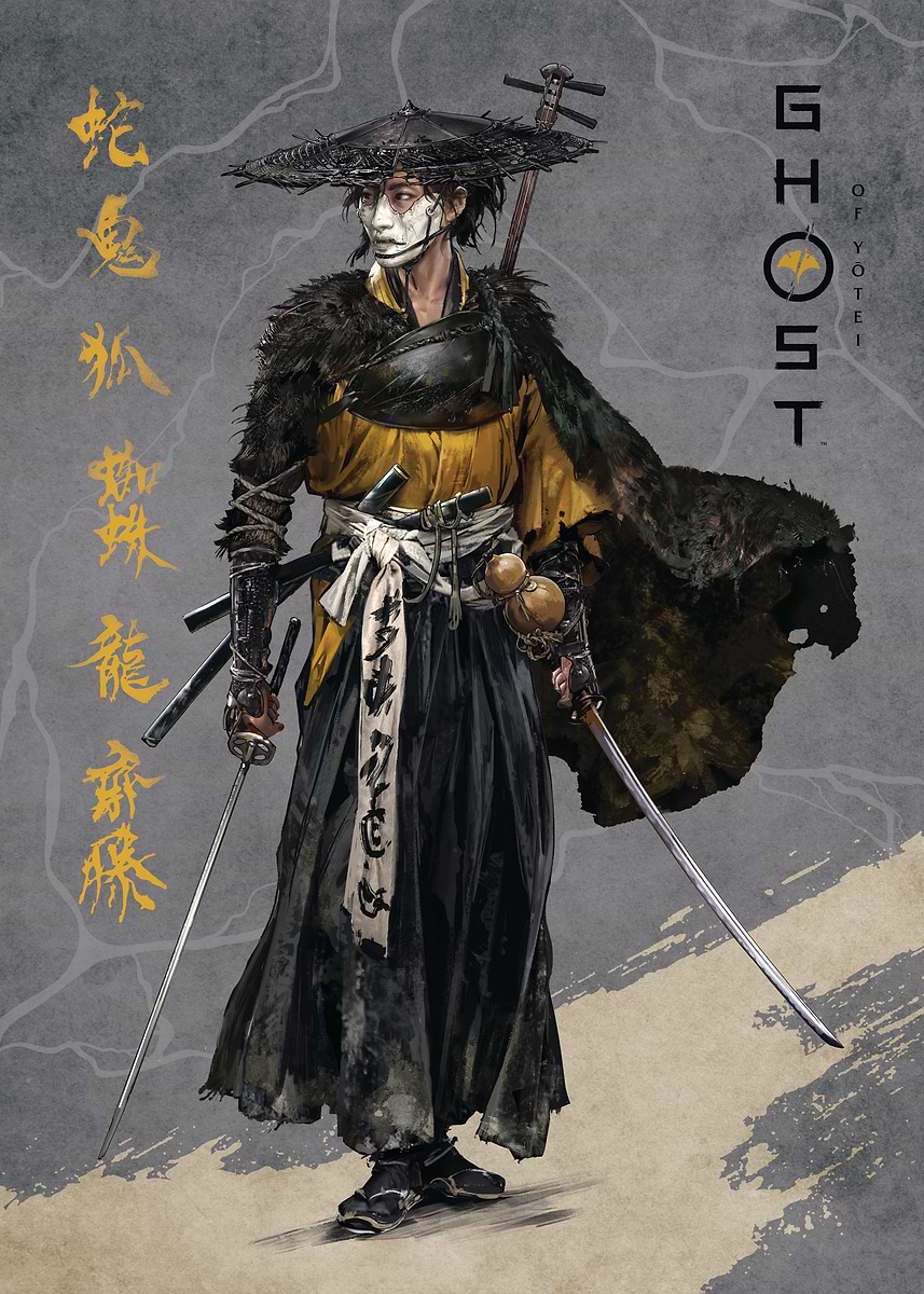 'Ghost of Yōtei: Atsu Resolve' Poster, picture, metal print, paint by ...