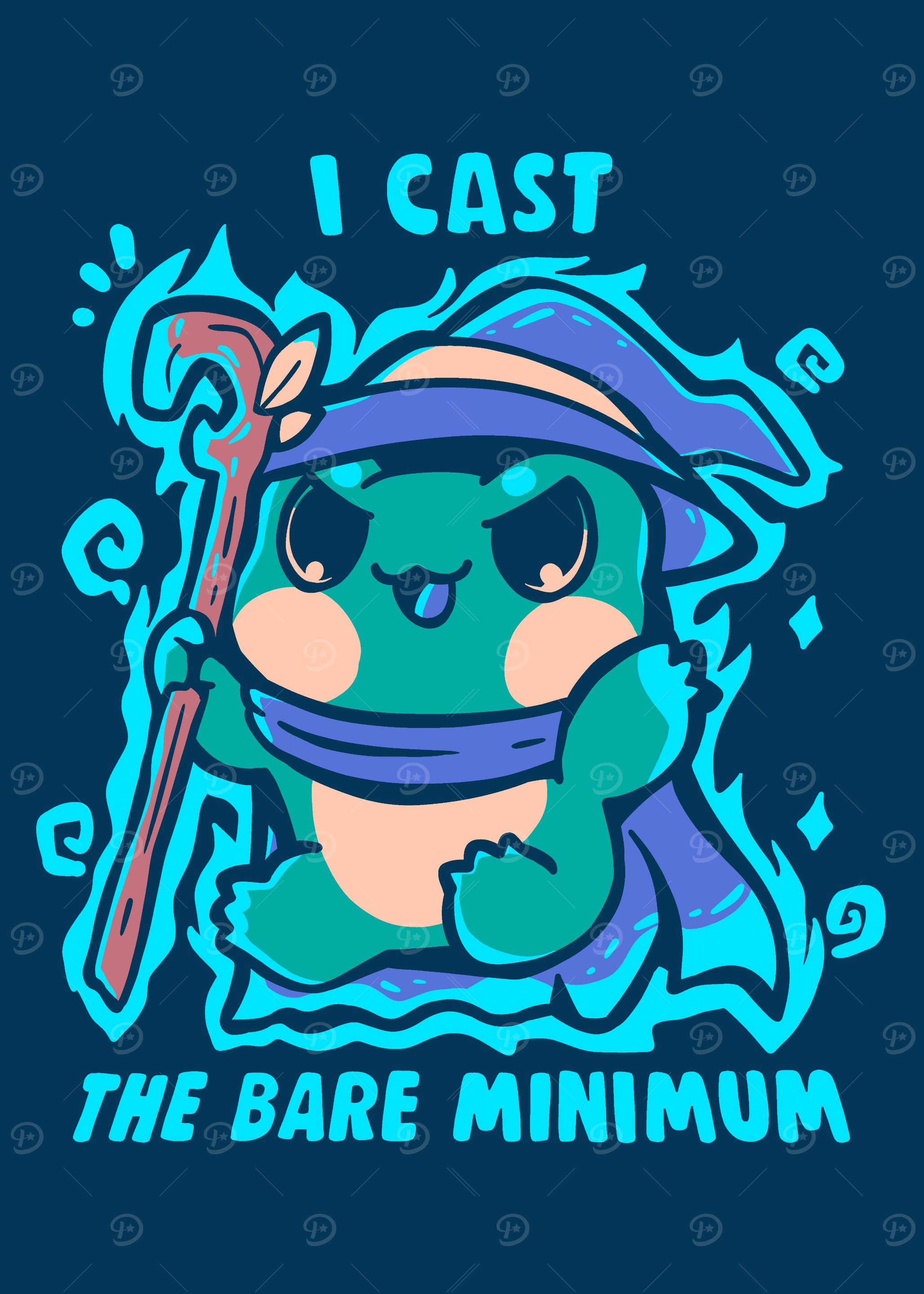 'The Bare Minimum Spell' Poster, picture, metal print, paint by Sarah ...