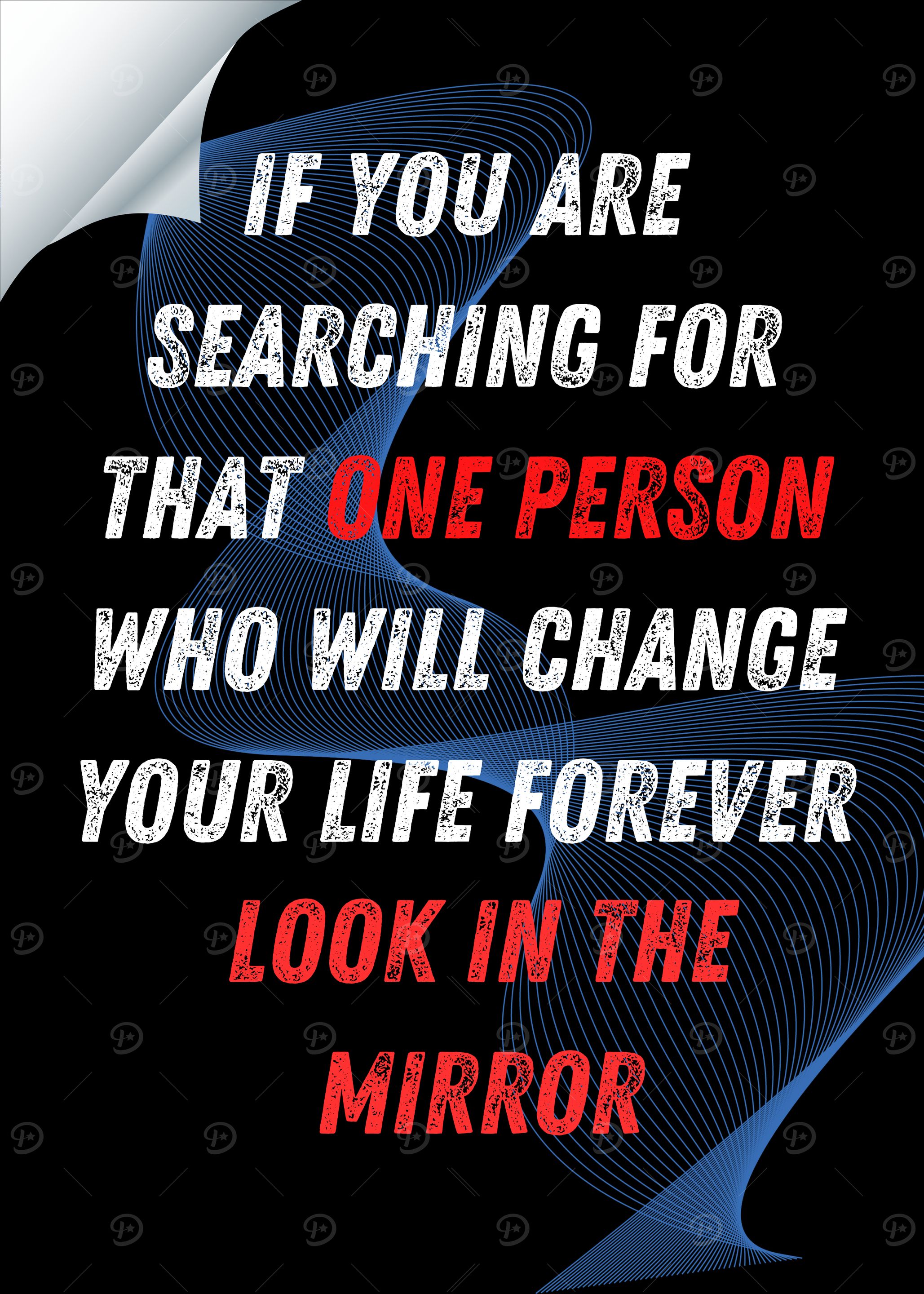 'Be the Change You Seek - Inspirational Quote' Poster, picture, metal ...