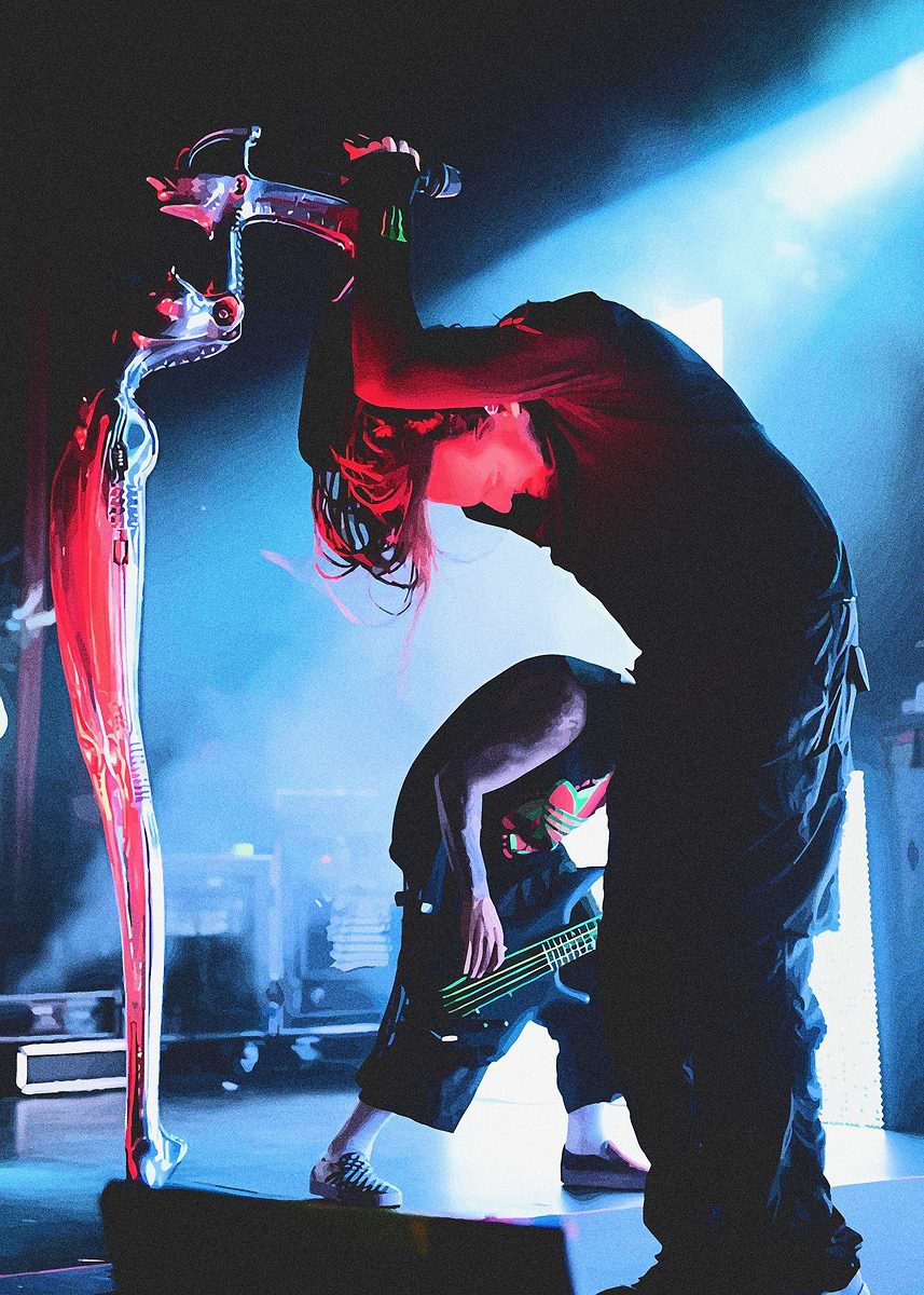 'korn' Poster, picture, metal print, paint by Thehops | Displate