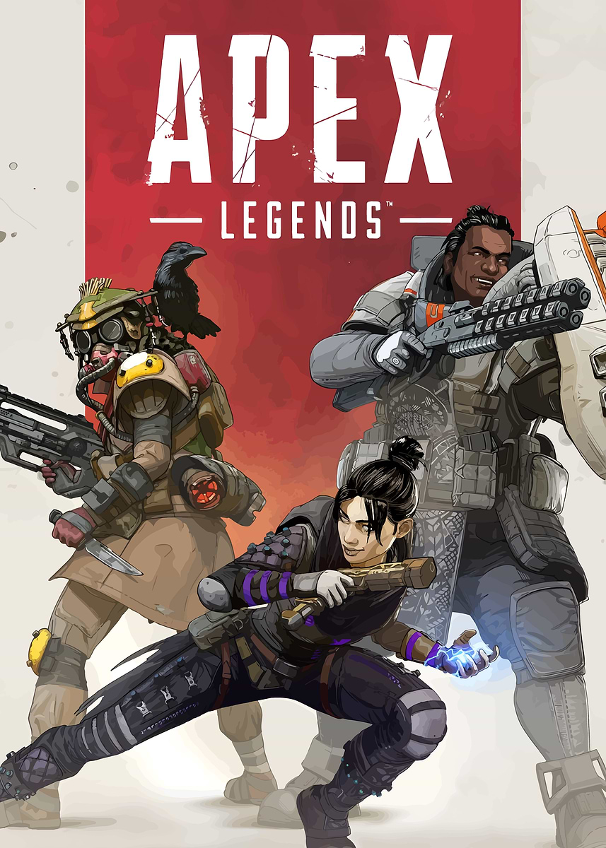'Apex Legends Game Characters Poster' Poster, picture, metal print ...