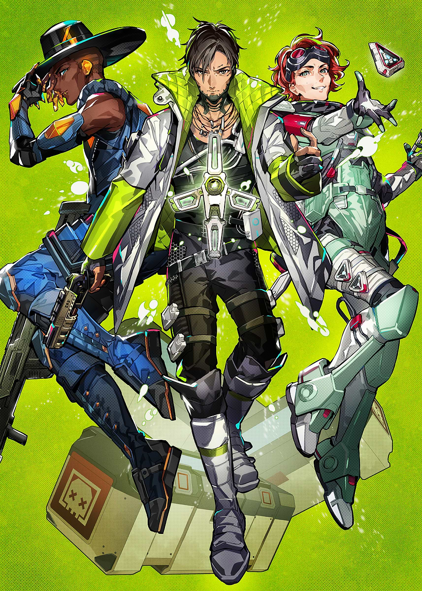 'Apex Legends Characters Group Shot' Poster, picture, metal print ...