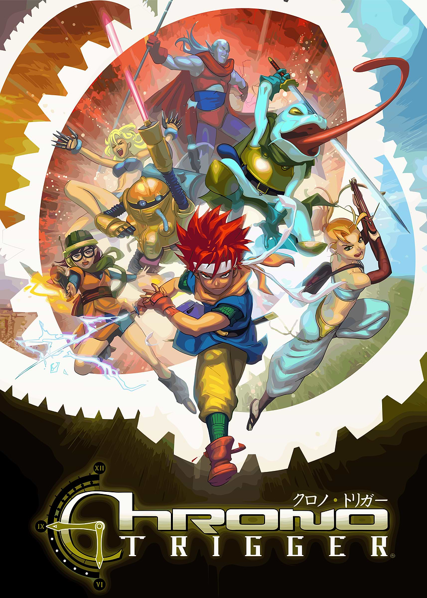 'Chrono Trigger Group Illustration' Poster, picture, metal print, paint ...