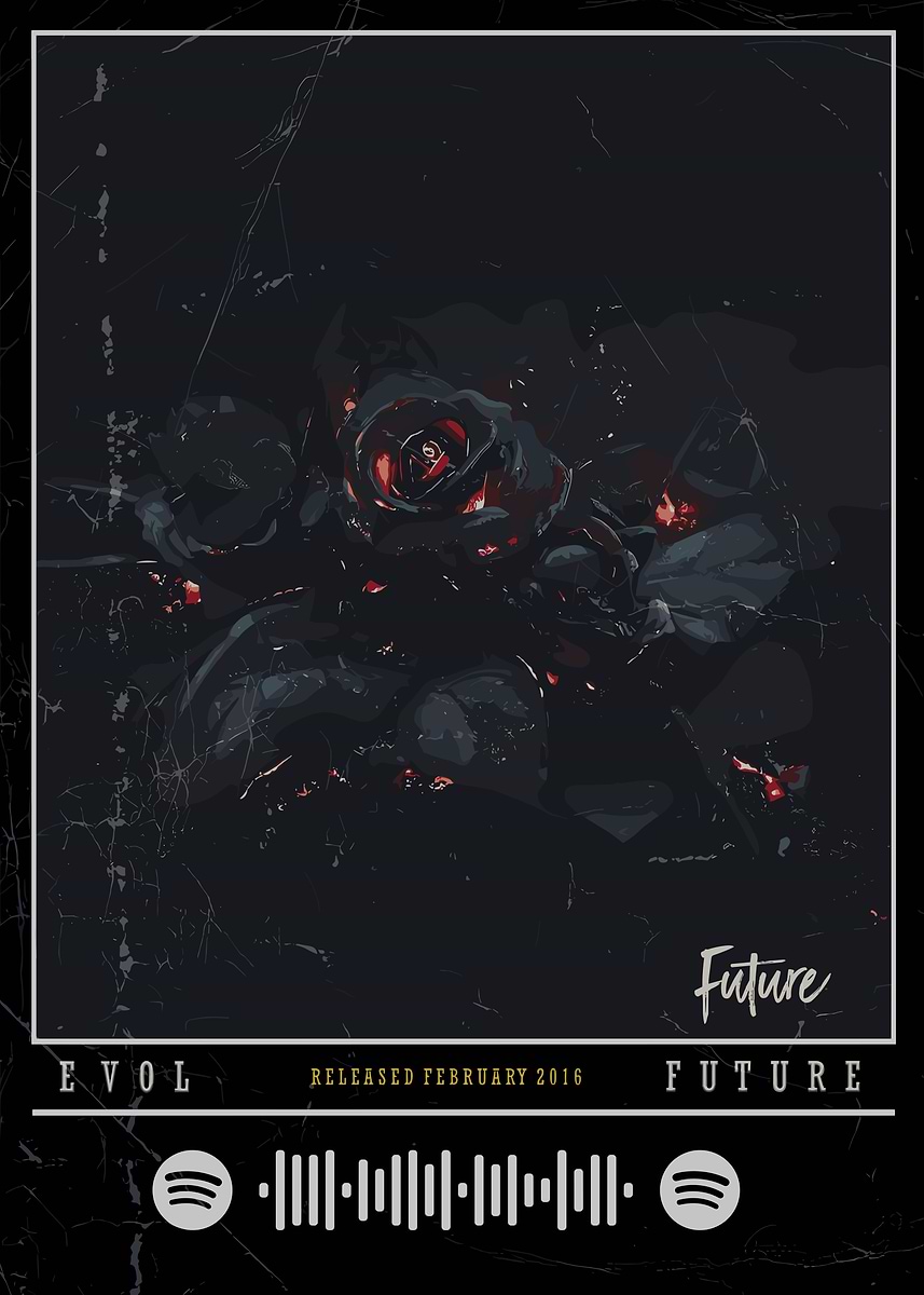 'Future EVOL Album Cover Art' Poster, picture, metal print, paint by ...