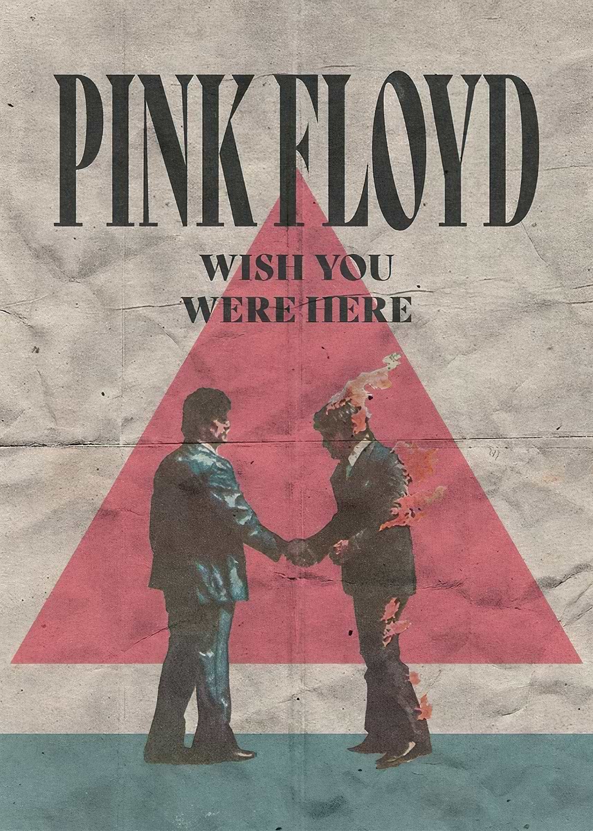 'Pink Floyd Wish You Were Here' Poster, picture, metal print, paint by ...