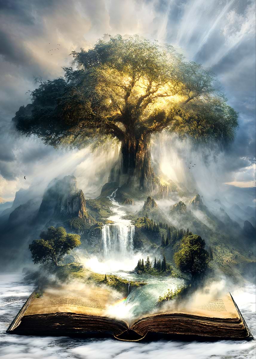 'The Codex of Creation' Poster, picture, metal print, paint by ...