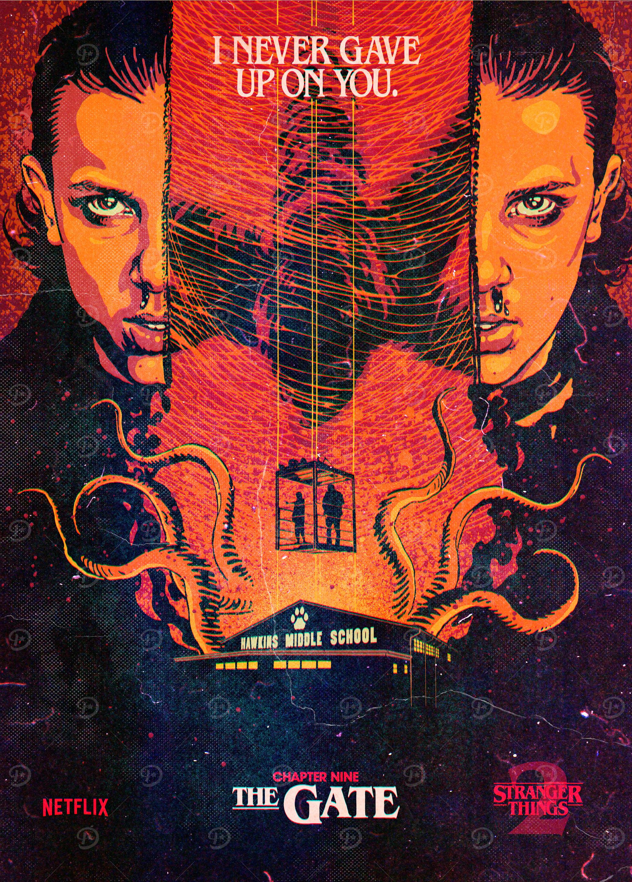 'The Gate s2' Poster, picture, metal print, paint by Stranger Things ...
