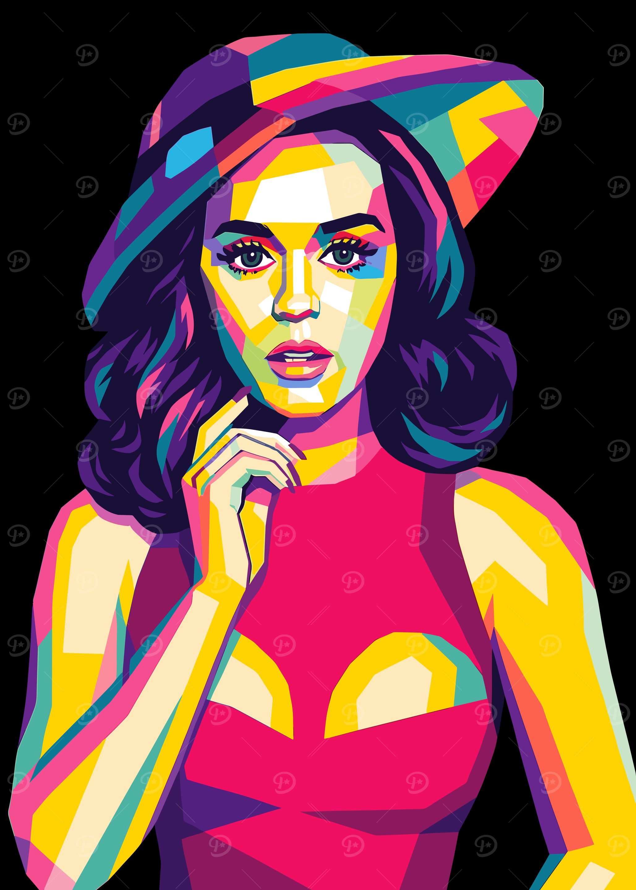 'Katy Perry Pop Art ' Poster, picture, metal print, paint by Flayy Kay ...