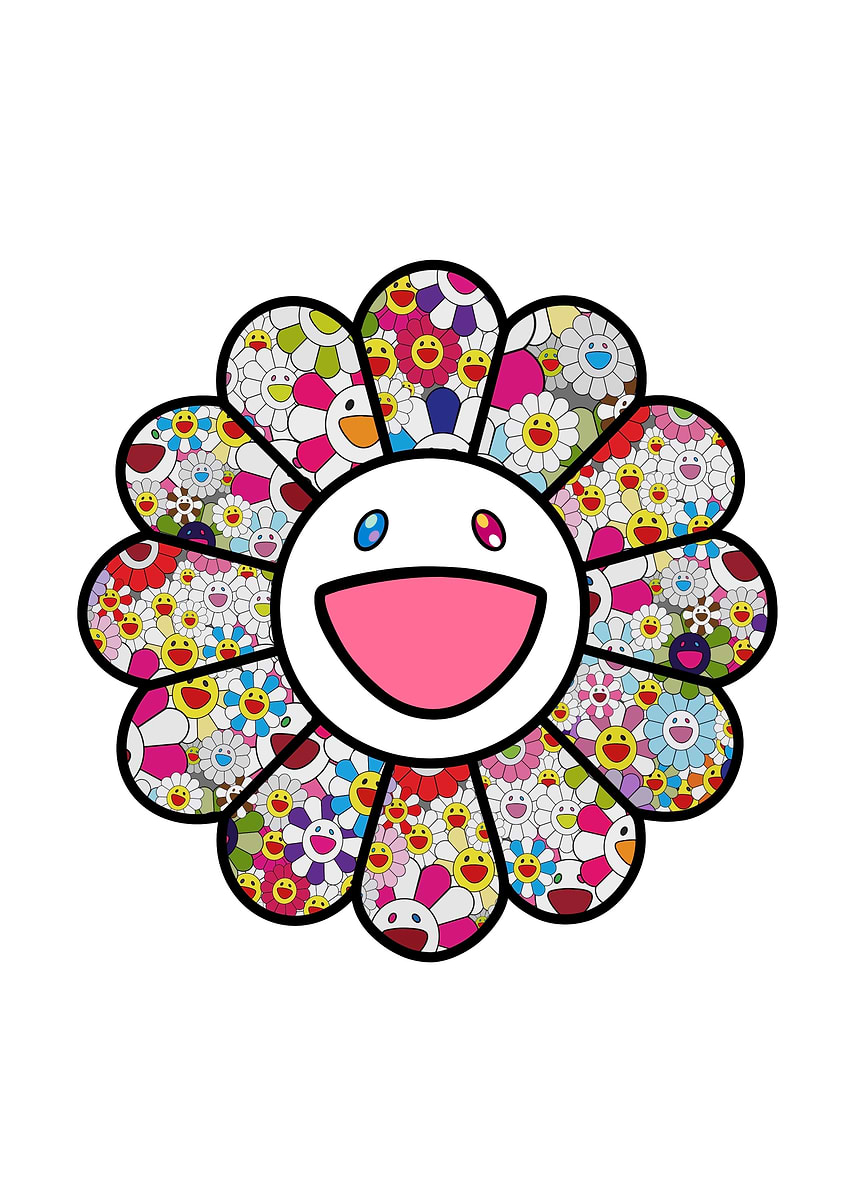 'Takashi Murakami Flower' Poster, picture, metal print, paint by Biopic ...