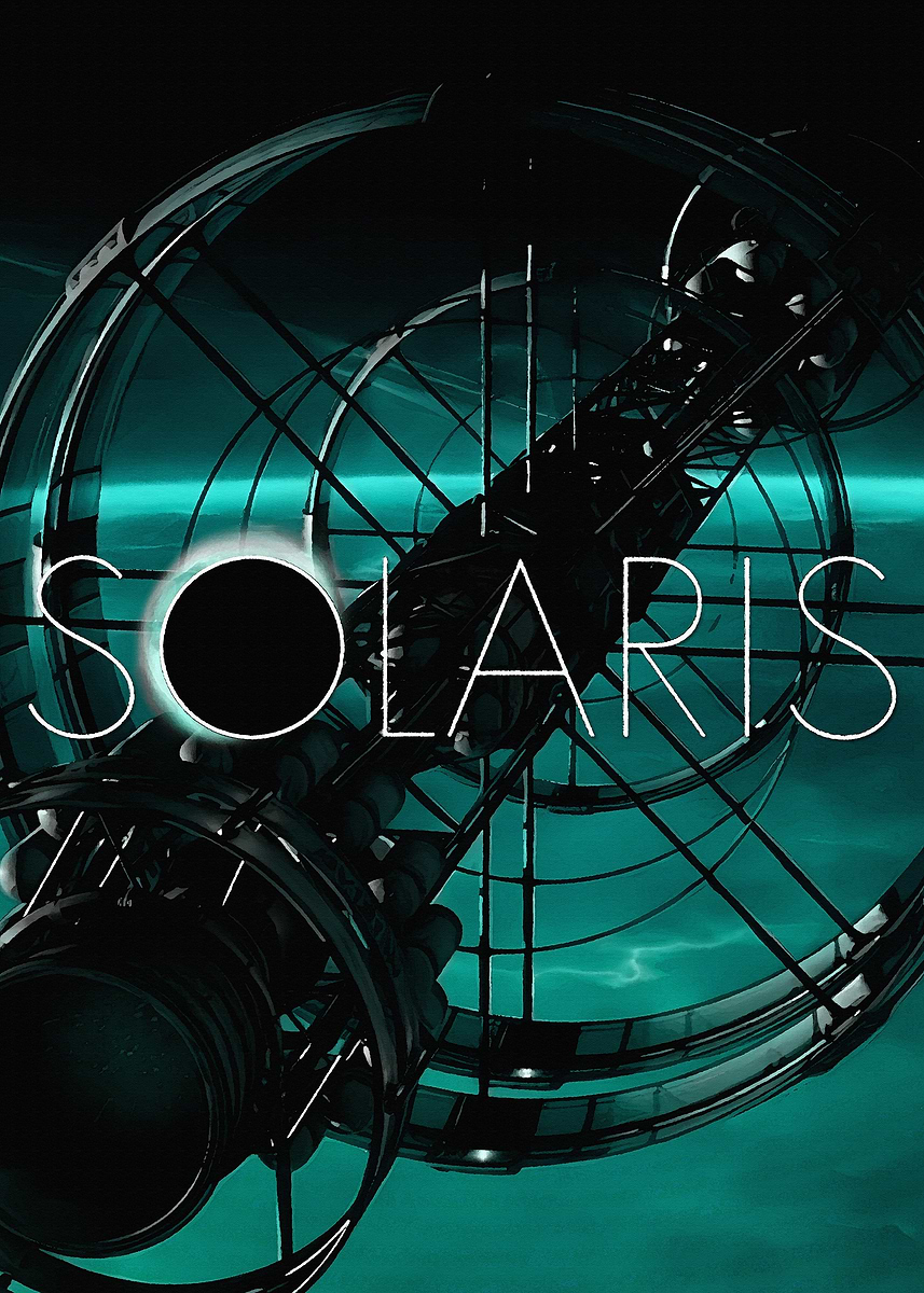 'Solaris Space Station Abstract' Poster, picture, metal print, paint by ...