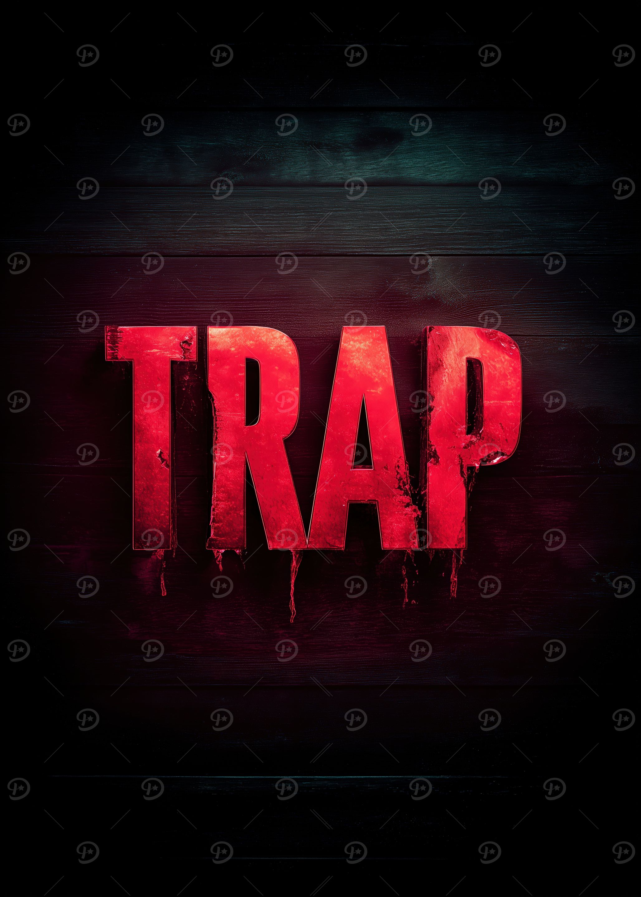 'Trap Music' Poster, picture, metal print, paint by TYPEWAV | Displate