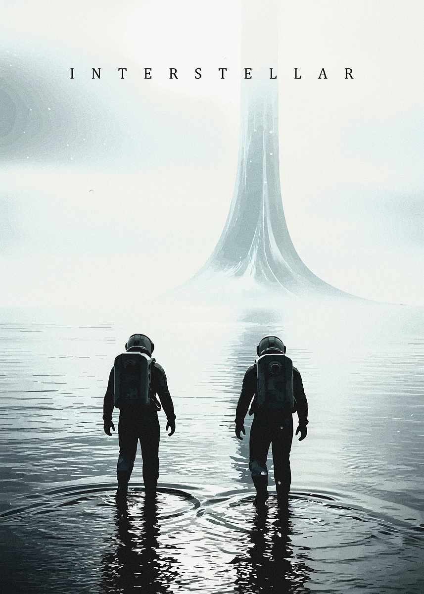 'Interstellar: Astronauts on a Watery Planet' Poster, picture, metal ...