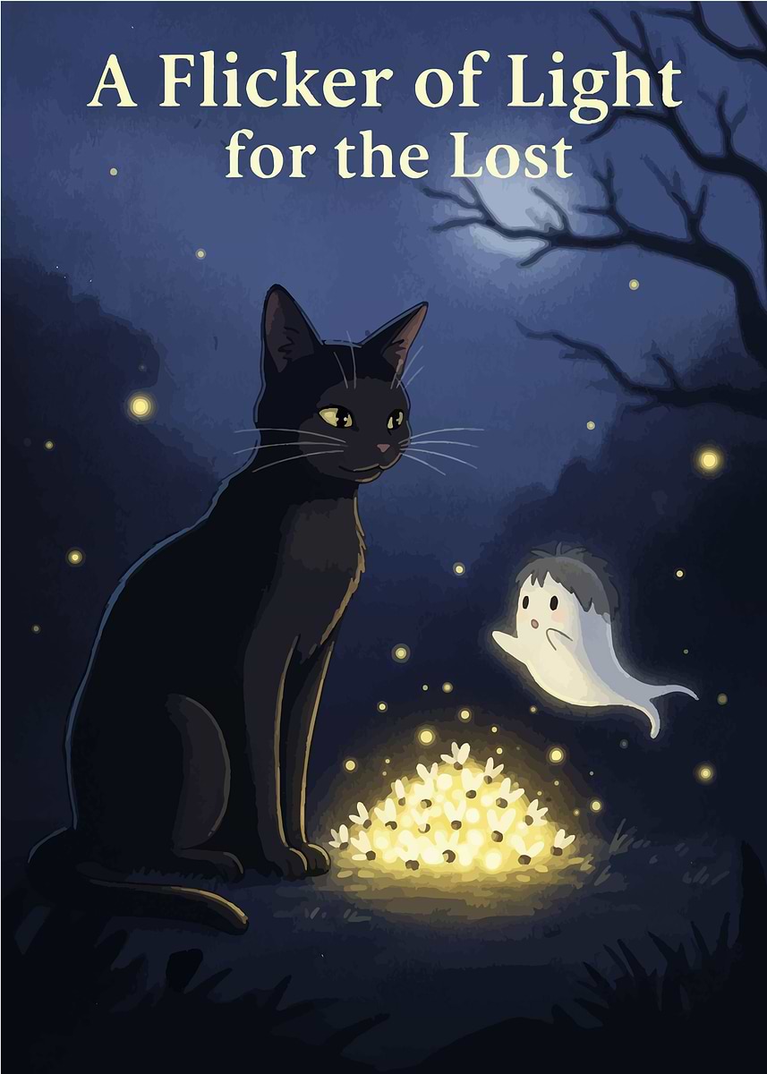 'A Flicker of Light for the Lost' Poster, picture, metal print, paint ...