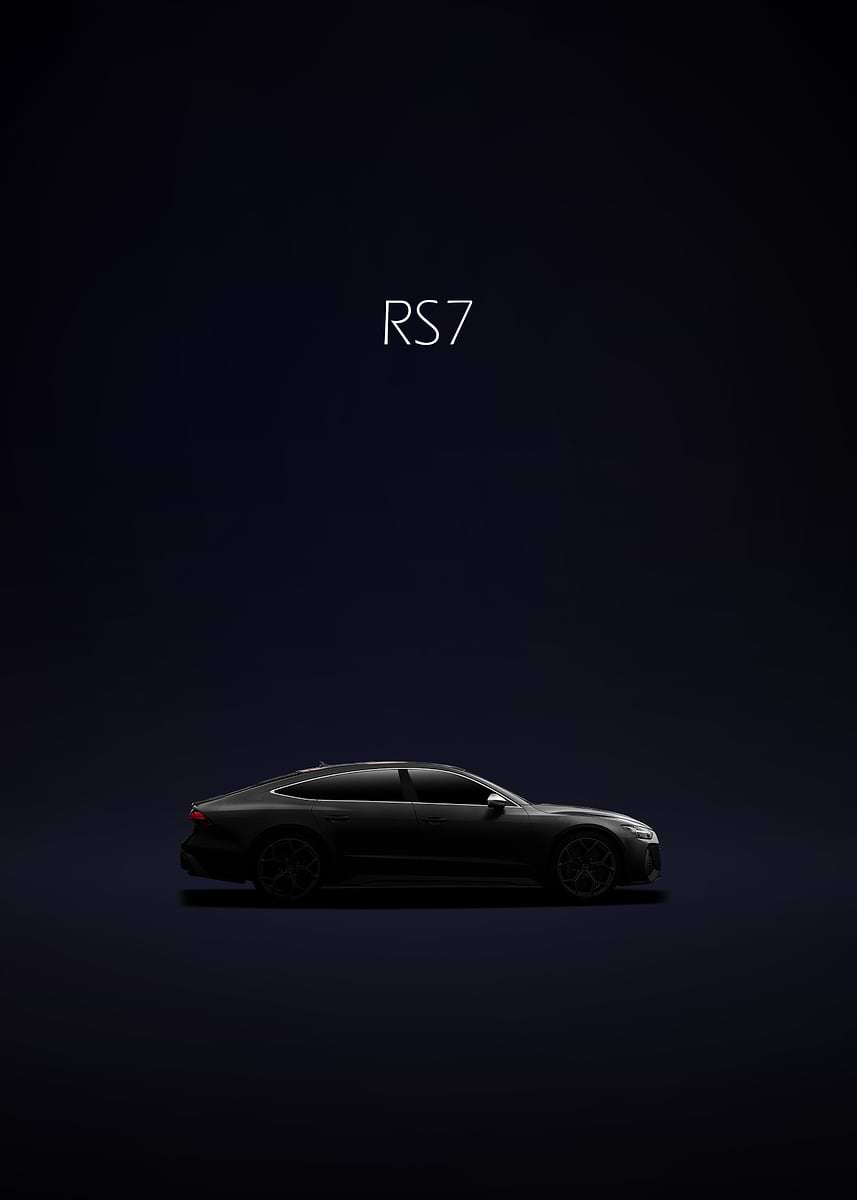 'Audi RS7' Poster, picture, metal print, paint by LaunchControlPoster ...
