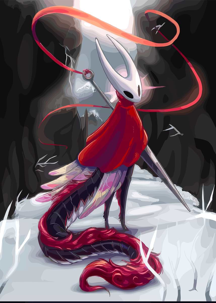 'Hornet from Hollow Knight fanart' Poster, picture, metal print, paint ...